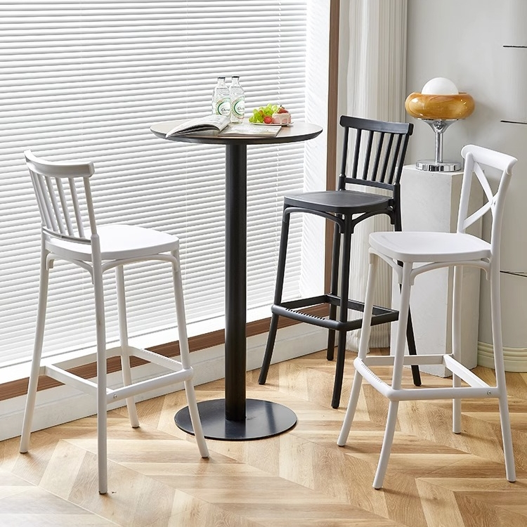 Modern Plastic Stackable Bar Chairs for Restaurant Hotel Use from China ...