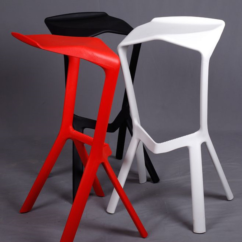 Colorful Monoblock Stackable Plastic High Bar Stools from China ...