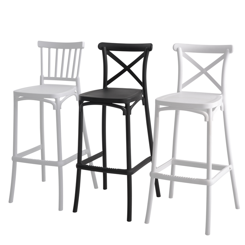 Modern Plastic Stackable Bar Chairs for Restaurant Hotel Use from China ...